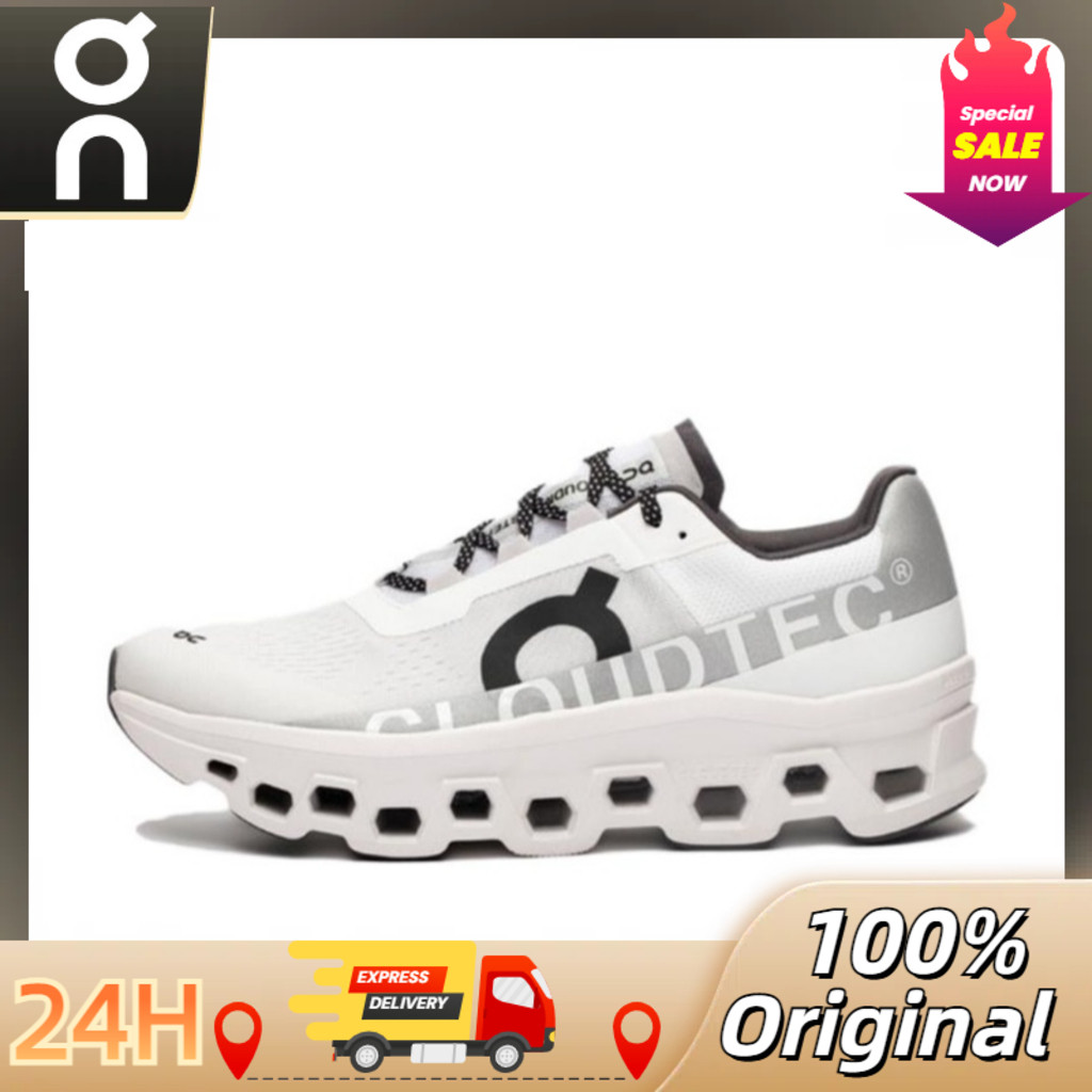【Original】On Running Cloudmonster White Low Top Wear-resistant Canvas ...