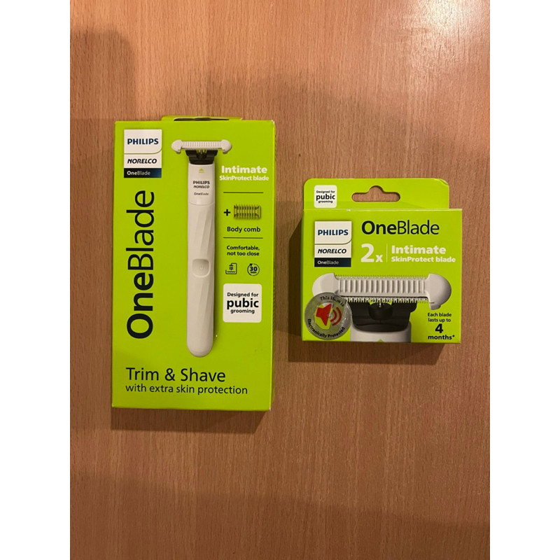 Philips OneBlade SkinProtect Shaver (QP1924/70) and Replacement Blades ...