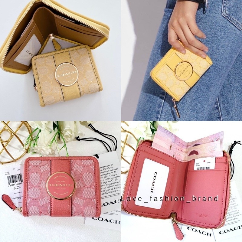 ,,ผ่อน0%~แท้100% กระเป๋าตังค์ใบสั้นรุ่นใหม่ น่ารักมากค่ะ COACH C8323 ...