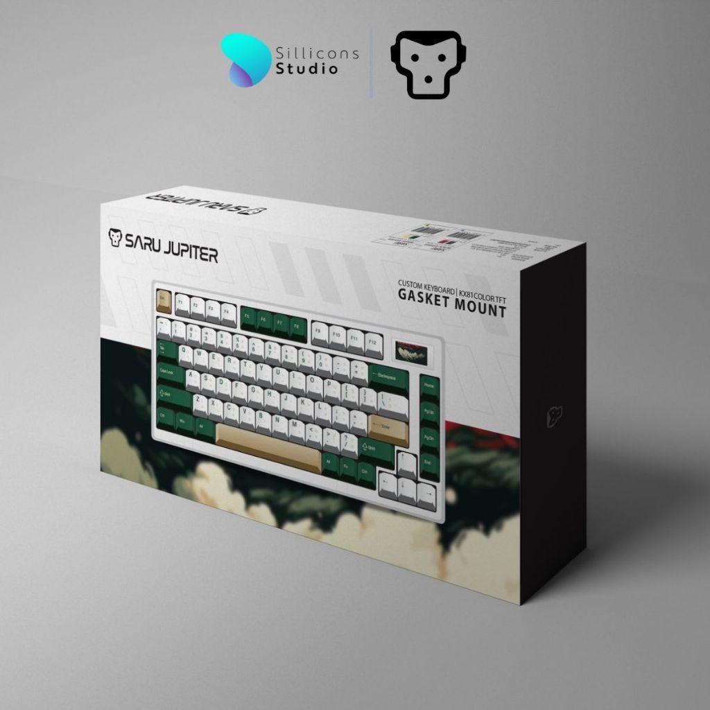 (คีย์ภาษาไทย) คีย์บอร์ดไร้สาย SARU SPACE SARU JUPITER81 COLOR TFT (TH) | Shopee Thailand