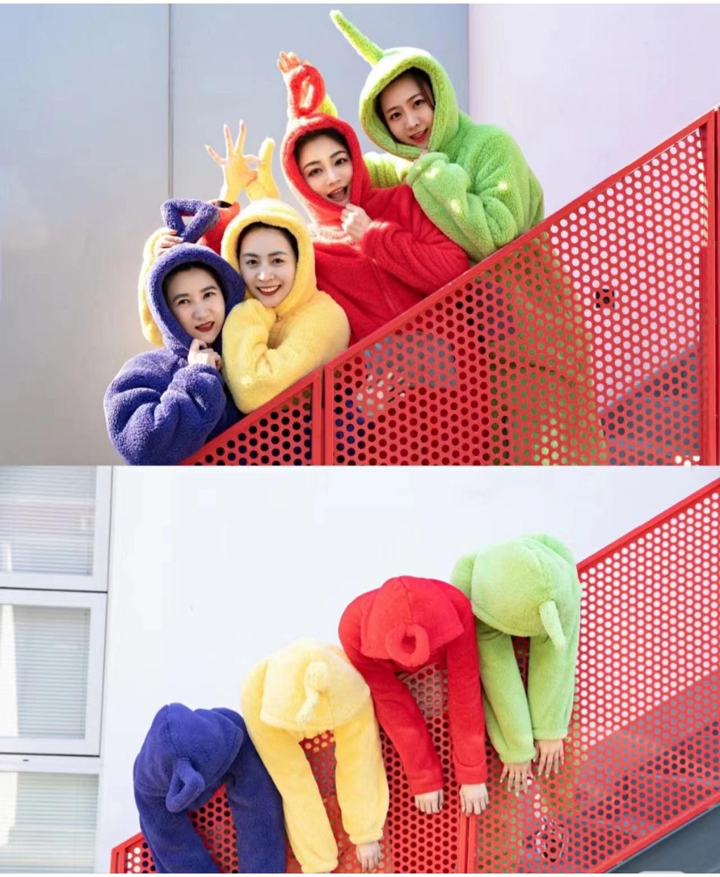 Cod Teletubbies series ชุดเทเลทับบี้ ชุดเล่นตามบทบาท ชุดน้องสาวนุ่มหนา ...