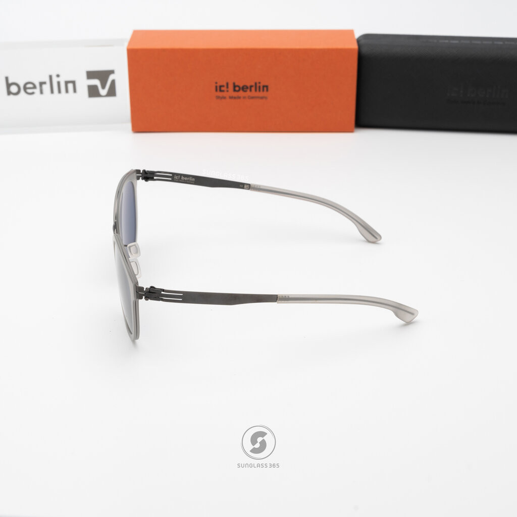 แว่นกันแดด IC BERLIN Nicolas C. Sky Gray Matt Gun Metal | Shopee Thailand