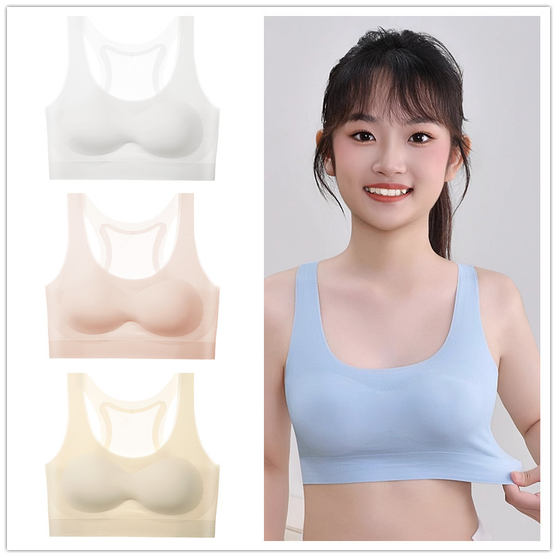M-xxl ผู้หญิงชุดชั้นในไร้สายนุ่มไม่มีรอยต่อเด็กสาวเบาะ Bra Comfort Sleep สุภาพสตรีชุดชั้นใน ...