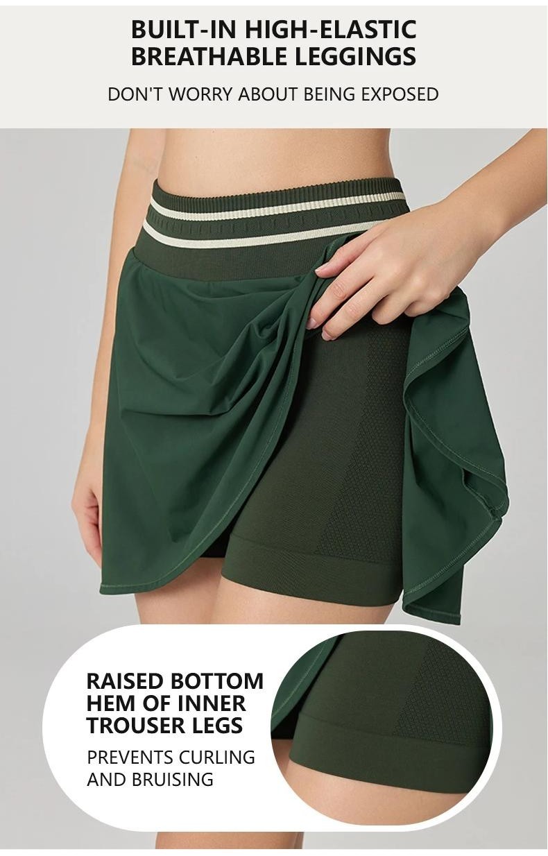 กระโปรงกีฬาsportsangel พร้อมกระโปรง A-Line ป้องกันรังสียูวีด้านใน ...