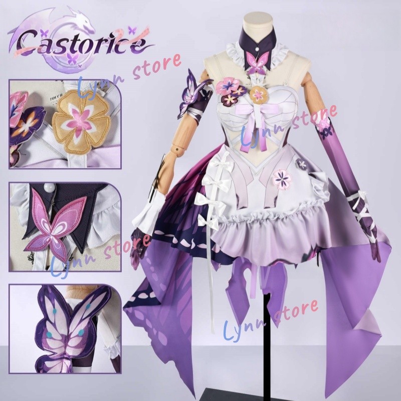 Castroice คอสเพลย์เครื่องแต่งกายวิกผมรองเท้าชุด HONKAI STAR RAIL อะนิเ ...