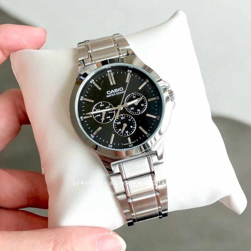Casio นาฬิกาผู้ชาย ของแท้ รุ่น MTP-V300D-1A / MTP-V300D-1A2 / MTP-V300D-2A รับประกันศูนย์ ...