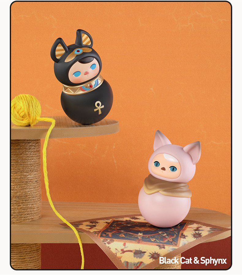 Pop MART PUCKY Roly-Poly Kitty Series Figures Mystery Box 1PC/16PCS ...