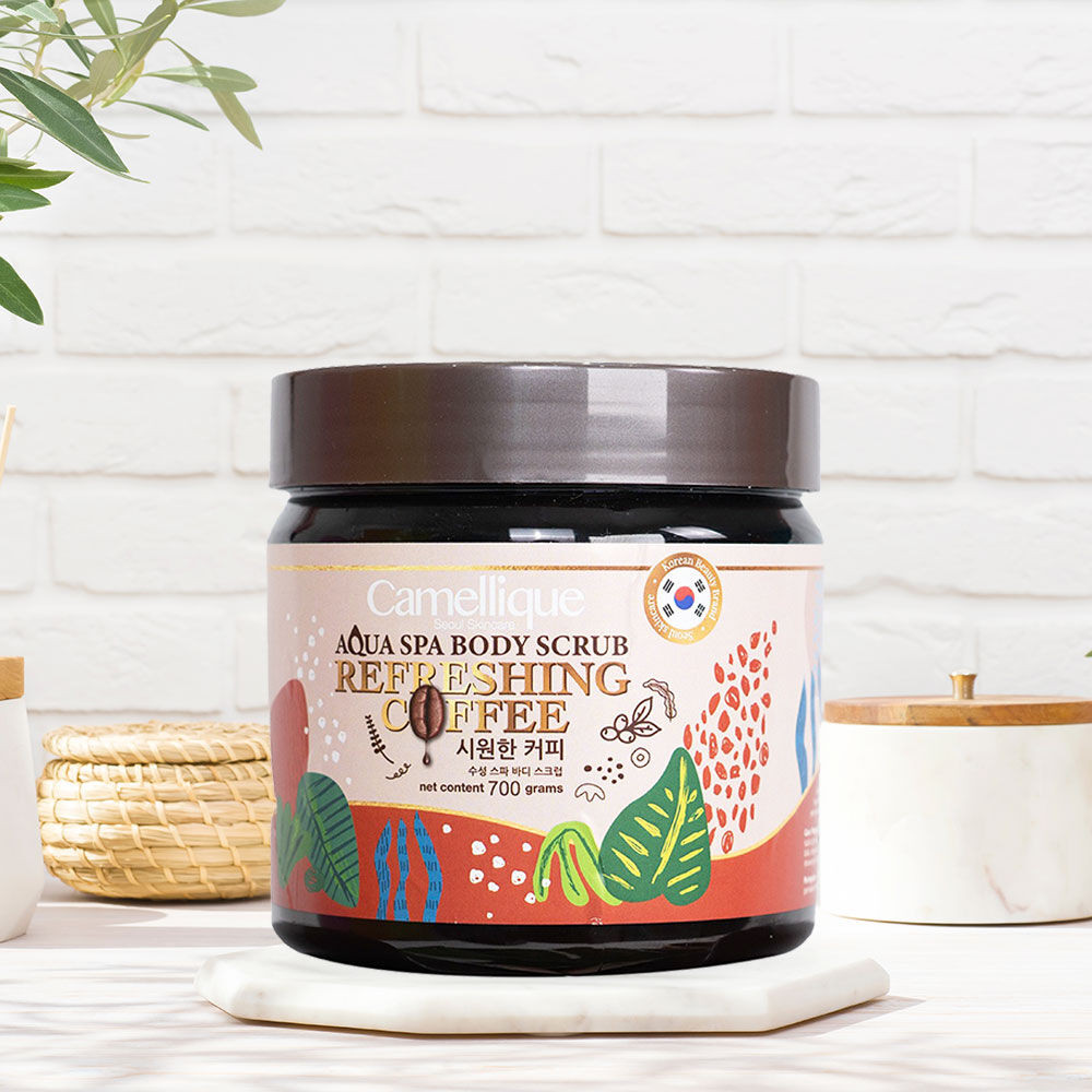 Camellique Aqua Spa Body Scrub คาเมลลิคค์เกลือสครับขัดผิวกาย 700g ...