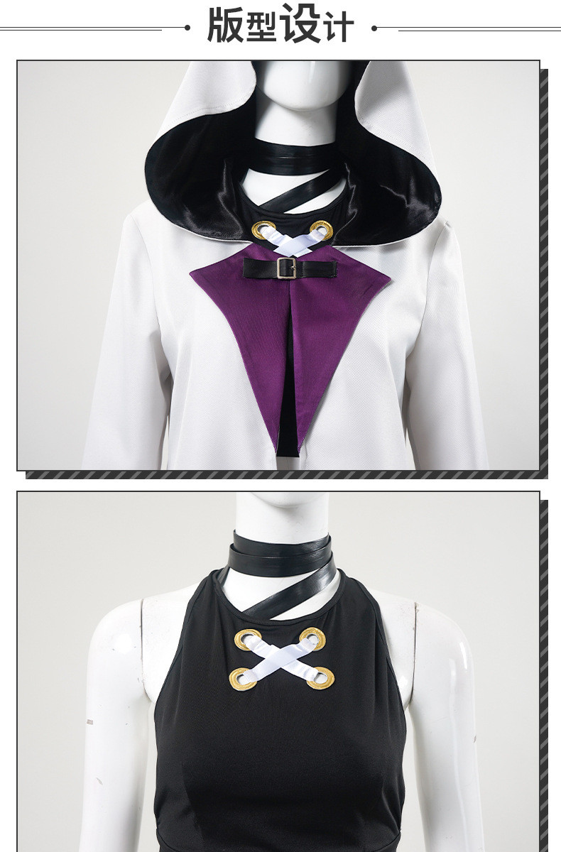 League of Legends Arcane The Loose Cannon Jinx Cloak ชุดคอสเพลย์ ...