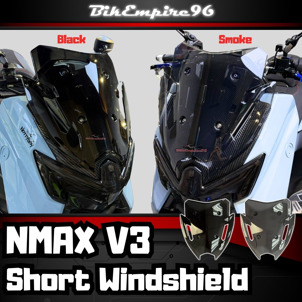Nmax V3 155 2025 กระจกออกแบบสั้นกระจก Deflector Plug N Play Fairing ...