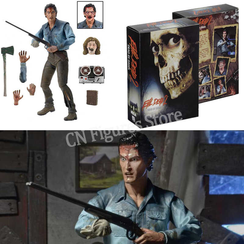 NECA Ash Evil 2 Dead By Dawn Figure Eligos คลาสสิก การกระทำ แบบ ของเล ...