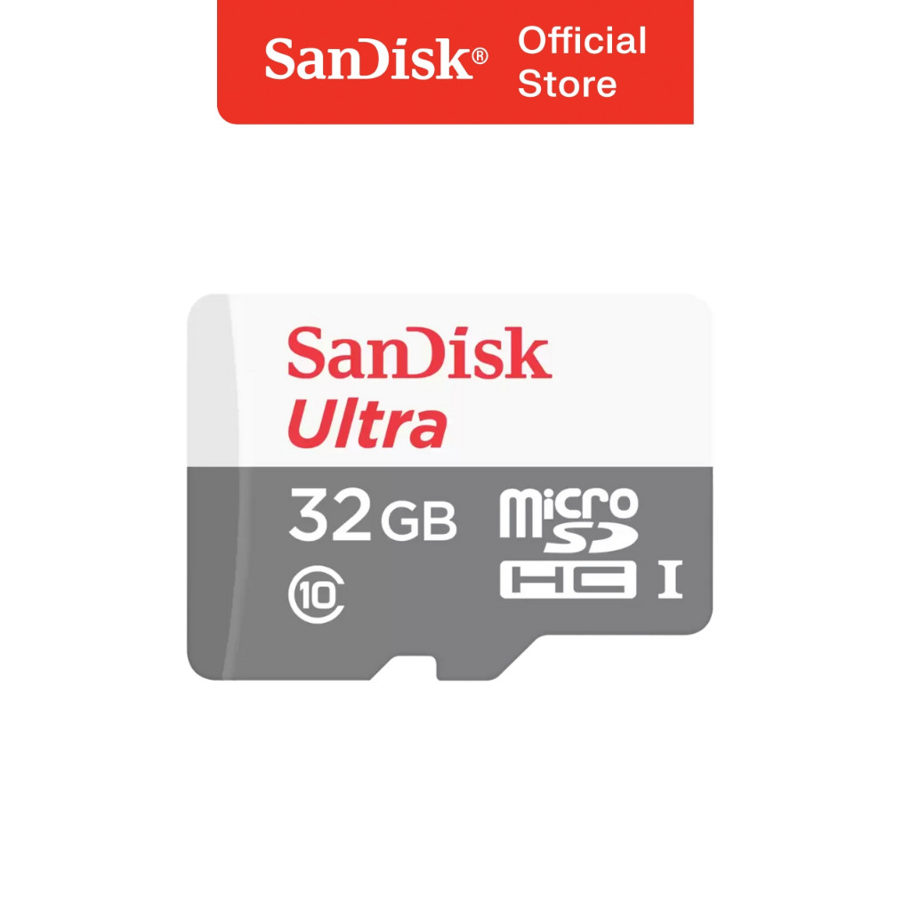 ในสต็อก การ์ด SanDisk Ultra microSDHC/microSDXC UHS-I (32GB / 64GB / 128GB / 256GB) | Shopee ...