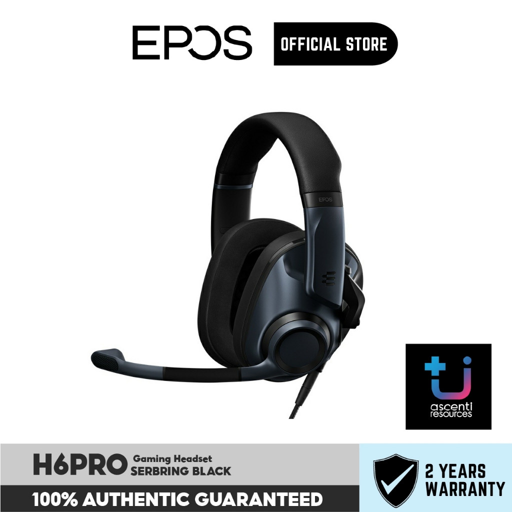 [กดตระกร้าแถมแผ่นรองเม้าส์] EPOS H6PRO Open Acoustic Gaming Headset ...