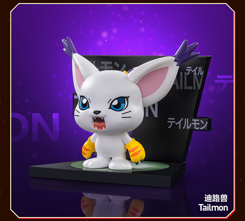 ทั้งกล่อง/10 POPMART POPMART Digimon ตู้เย็นสติ๊กเกอร์ Series ตัวเลข ...