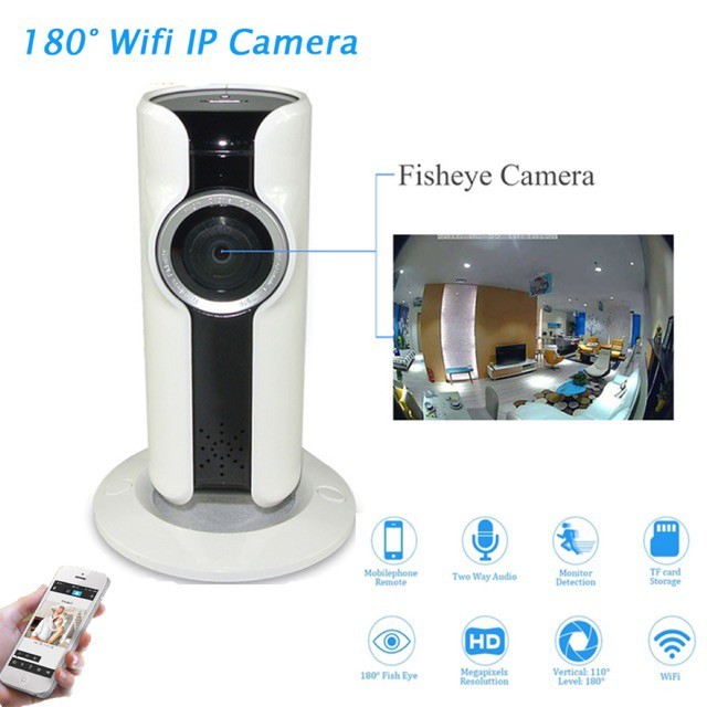 ในสต็อก MJ VR Cam กล้องวงจรปิดดิจิตอลสูง 180 องศา Wifi VR IP Camera | Shopee Thailand