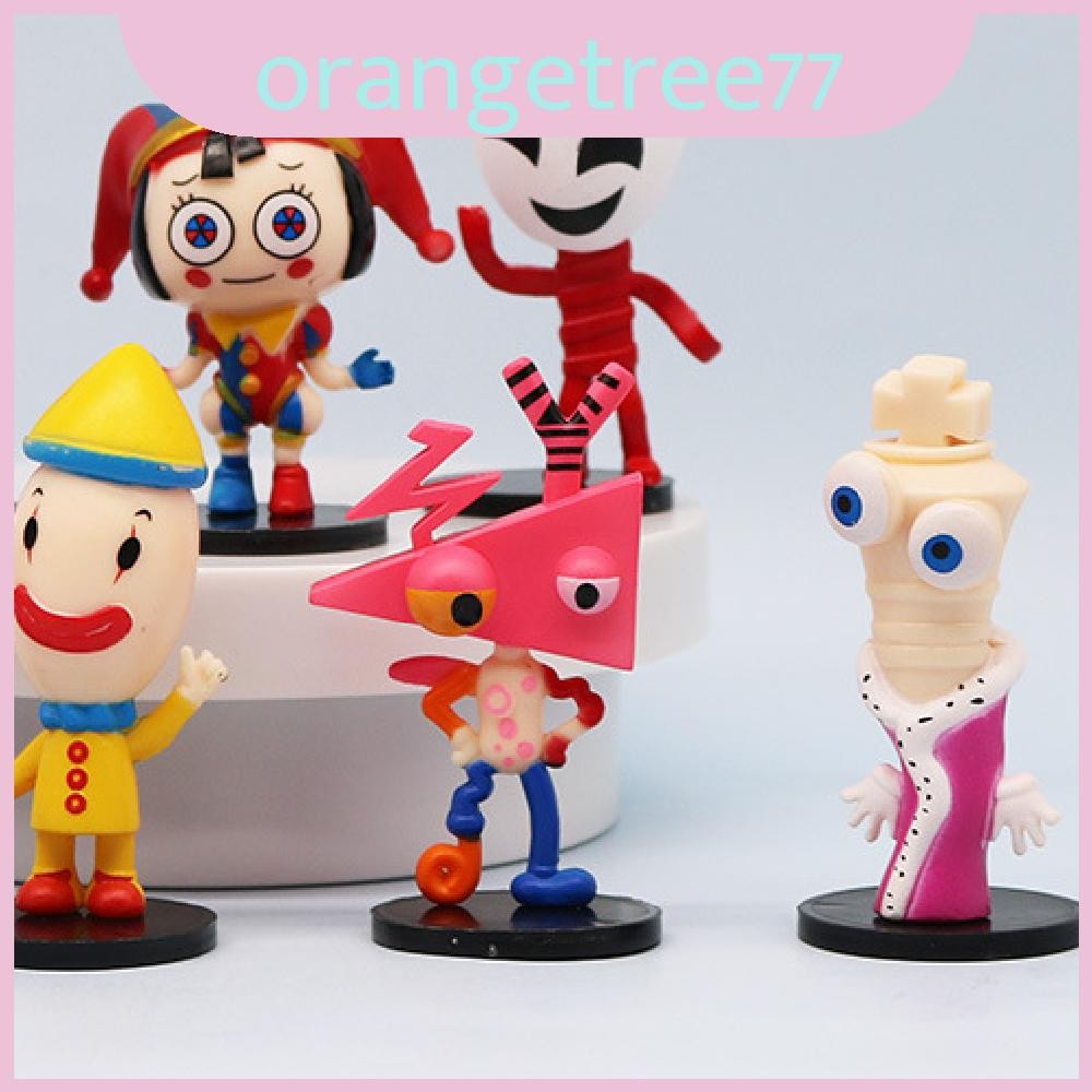 Enchanting Q-version Magic Number Circus Pvc รุ่นกระต่าย Clown Topper ...