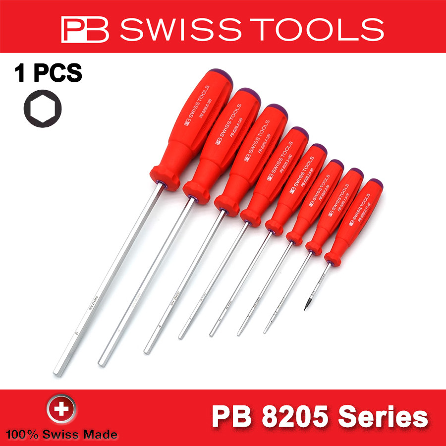 PB SWISS Hex ไขควงสกรูซ็อกเก็ตหกเหลี่ยมพร้อมที่จับกันลื่นสกรูแรงบิดสูง ...