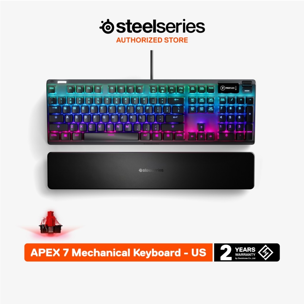 SteelSeries Apex 7 Mechanical Gaming Keyboard คีบอร์ดเกมมิ่งแมคคานิคอล ...