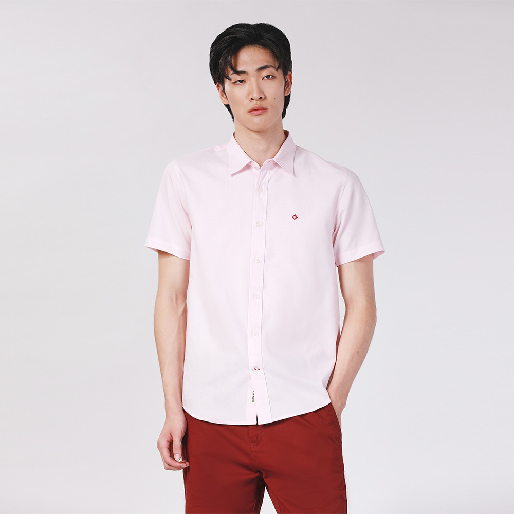 John Henry เสื้อเชิ้ตผู้ชายแขนสั้น ทรงเข้ารูป รุ่น JH F224MSSSM52 - สี ...
