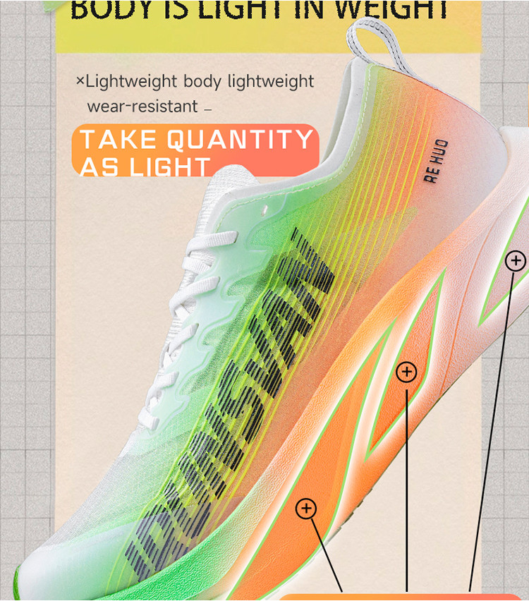 Irunsvan 24066 สีใหม่ HEAT2.0PRO Racing เกรดสีดําทองแผ่นคาร์บอนรองเท้า ...