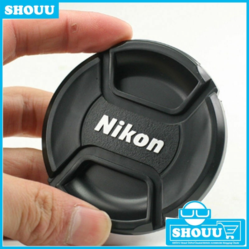 ในสต็อก ฝาครอบเลนส์ด้านหน้า Center-Pinch Snap-on สําหรับกล้อง Nikon 52 ...