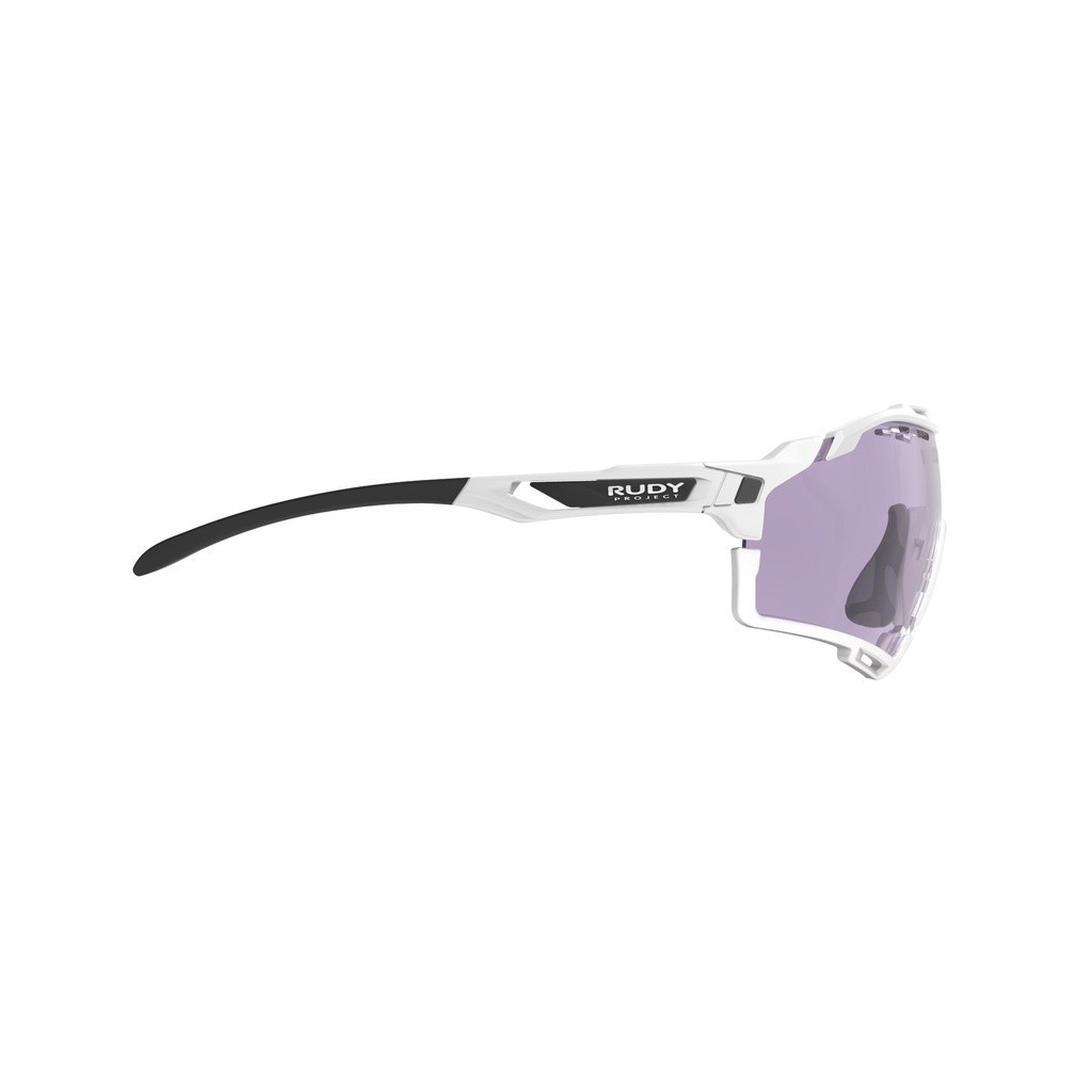 Rudy Project รุ่น Cutline White Gloss / ImpactX Photochromic 2 Laser Purple แว่นตีกอล์ฟเลนส์ปรับ ...
