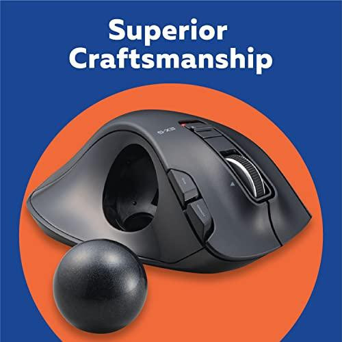 ELECOM EX-G Trackball Mouse left handed for laptop Wired Wireless Thumb ...