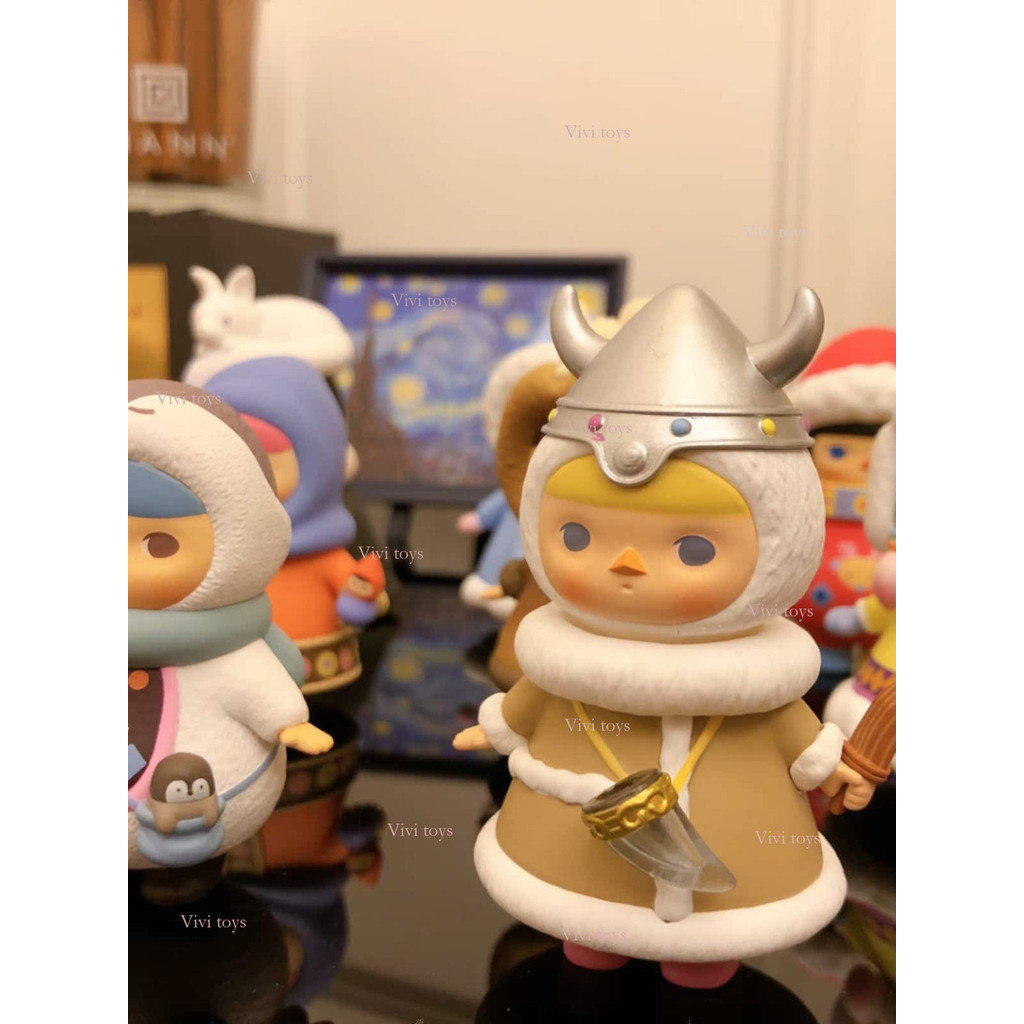 Vivi ของเล่น pucky pucky pucky Winter Baby Series Pop Mart ยืนยันรุ่น ...
