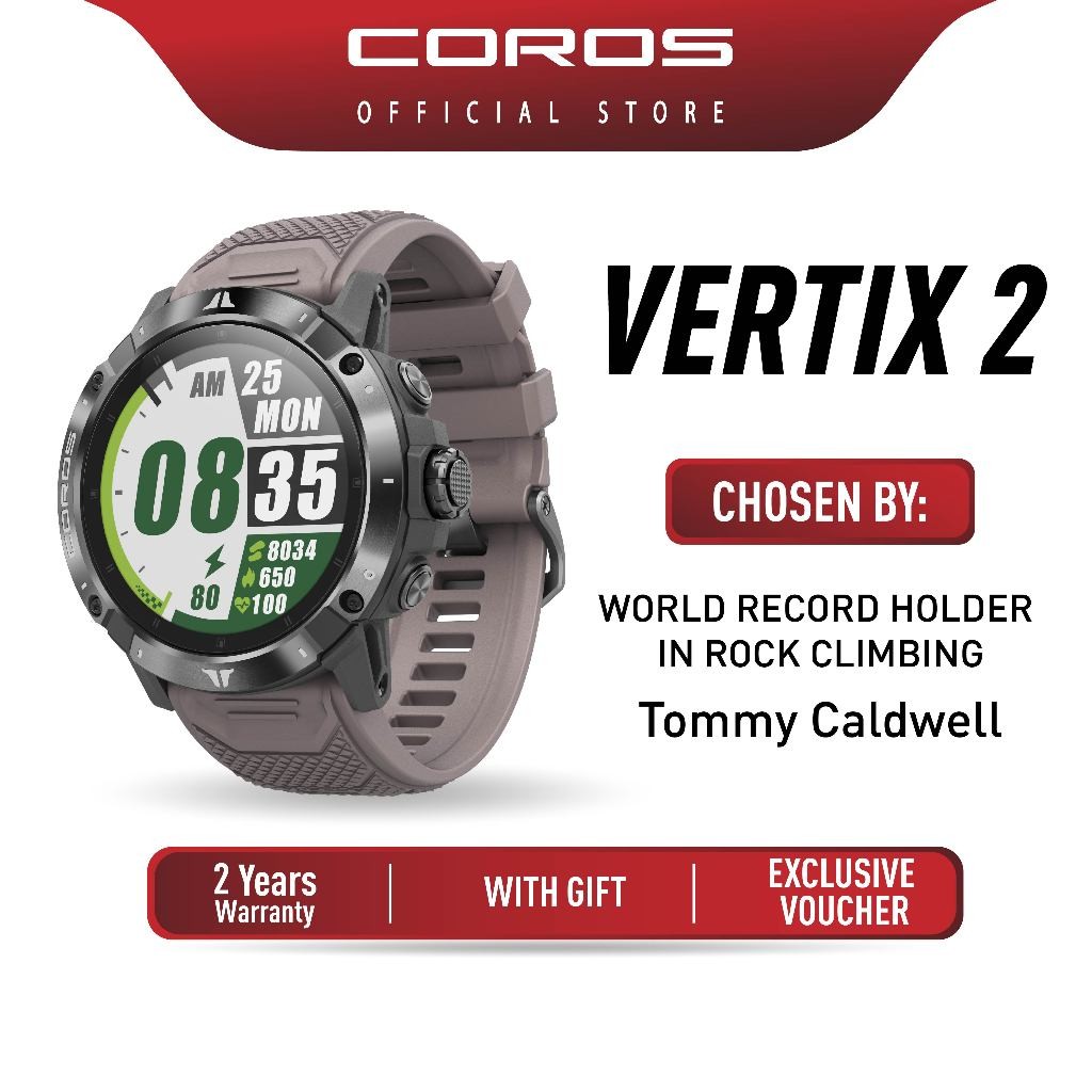 ในสต็อก Coros Vertix 2 GPS Big Screen Sport Watch (1.4") | Shopee Thailand