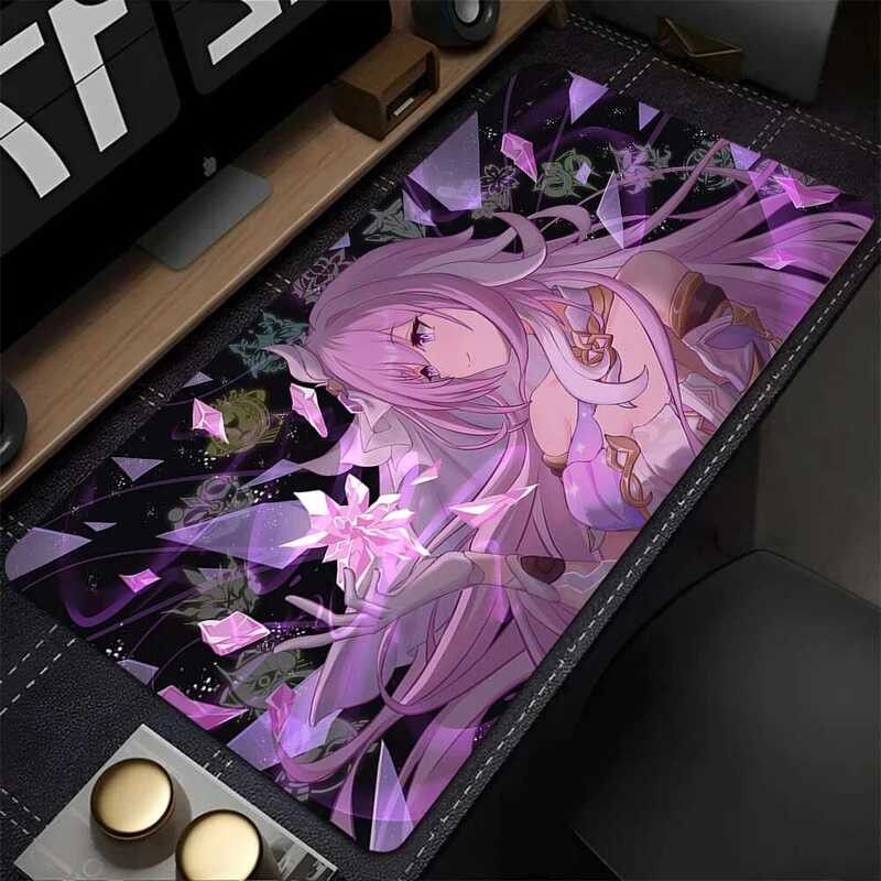 Gamer Mouse Pad Elysia แผ่นรองเมาส์ยางกันลื่นผลกระทบ Honkai 3rd ขนาด ...