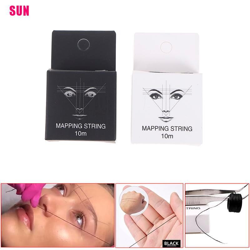 ในสต็อก [@sun]Pre Inked Mapping String Microblading Eyebrow Marker Thread Line Tool | Shopee ...