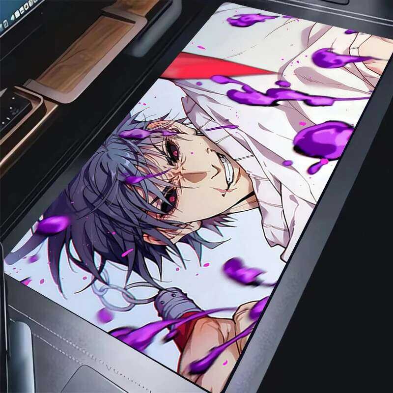 แผ่นรองเมาส์ญี่ปุ่นอะนิเมะขยายโต๊ะ PC Toji Fushiguro Gamer ตู้คีย์บอร์ด ...