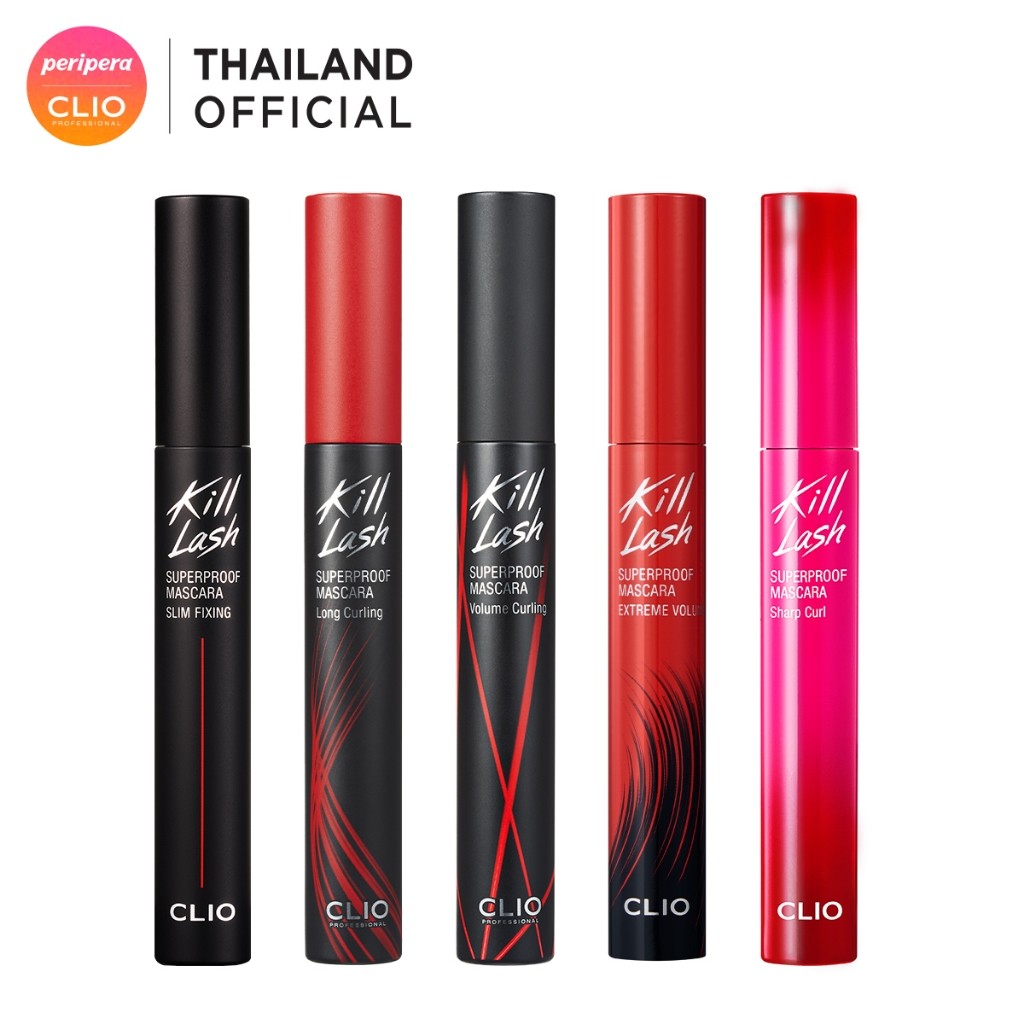 CLIO KILL LASH SUPERPROOF MASCARA : คลีโอ มาสคาร่า สูตรกันน้ำ กันเหงื่อ ...