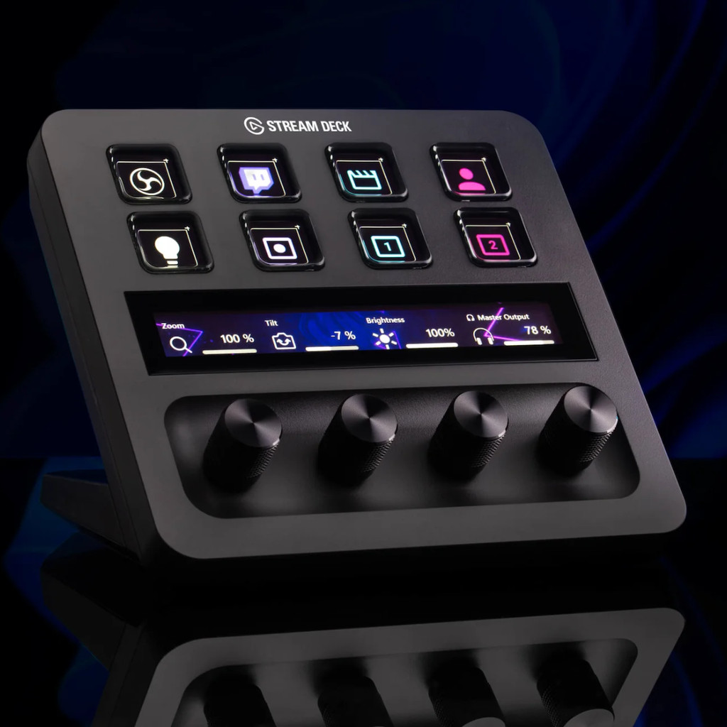 ELGATO STREAM DECK + AUDIO MIXER PRODUCTION CONSOLE STUDIO CONTROLLER ...
