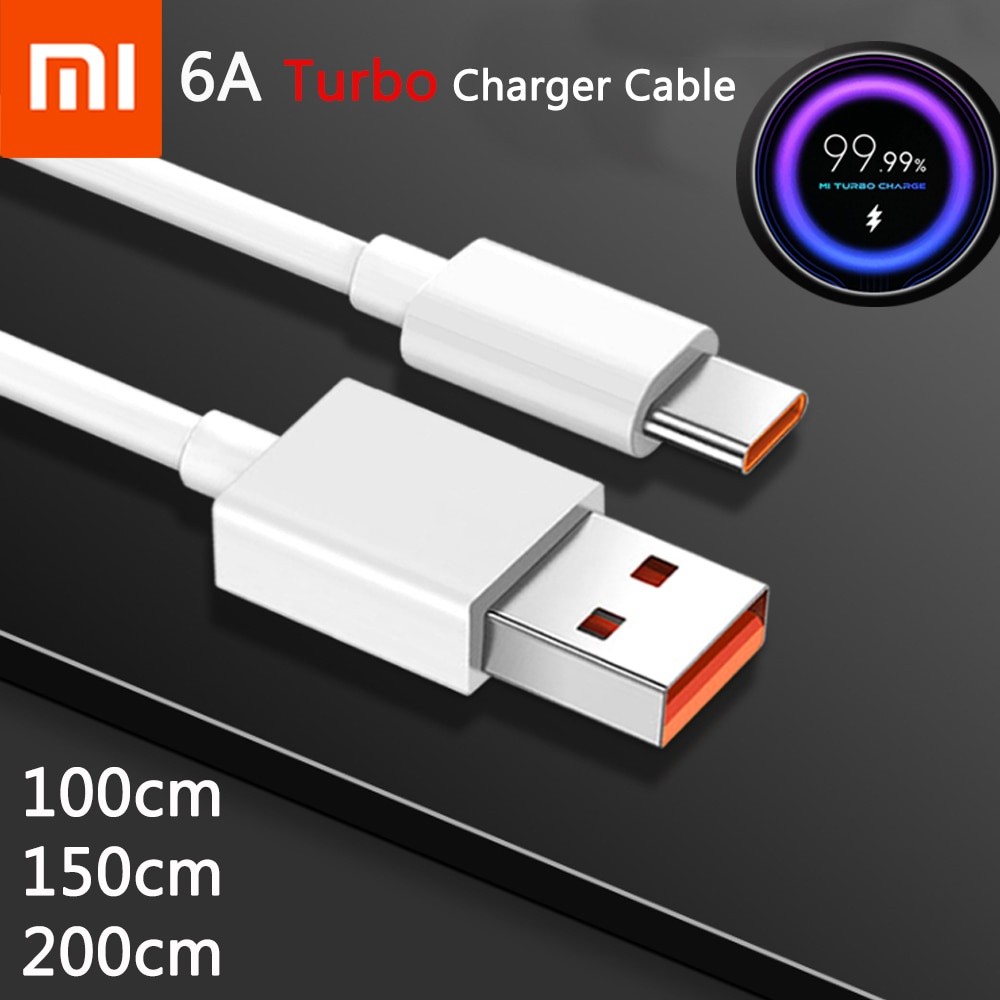ในสต็อก Original Type C Xiaomi Cable Charger Turbo Fast Charge สําหรับ ...