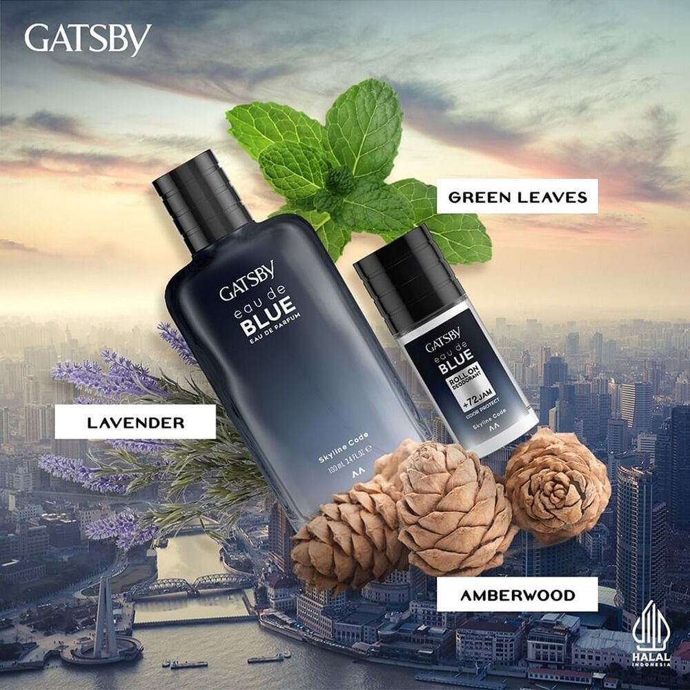 GATSBY Eau De Blue Roll On แกสบี้ โรลออนระงับกลิ่นกาย 50ml (Skyline ...