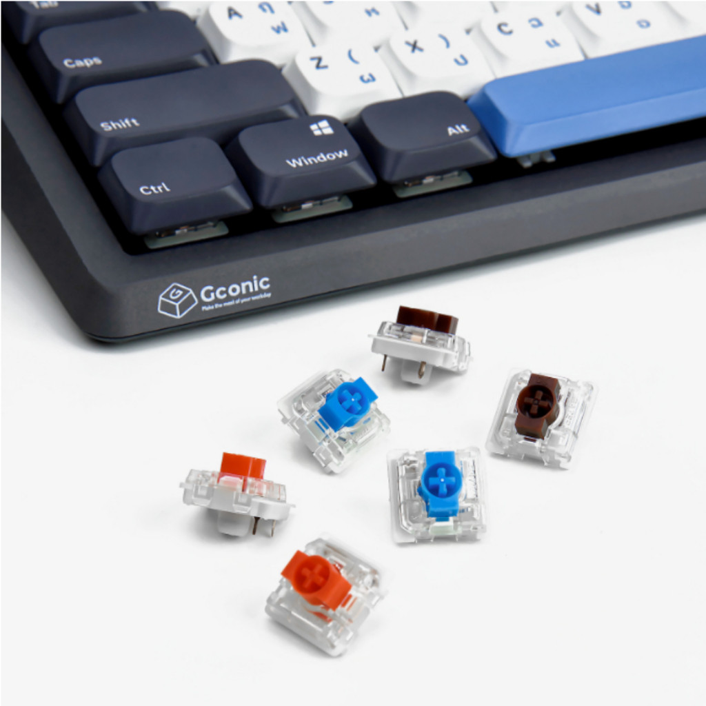 คีย์บอร์ด Gconic A98 Ultra Slim Mechanical Keyboard Low Profile by ...