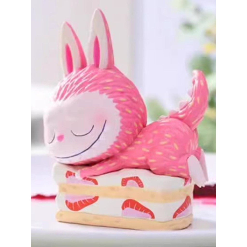 Ppmt labu labubu Fairy labubu ขนมกล่องปริศนายืนยันพัฟเค้กสตรอเบอร์รี่ก ...