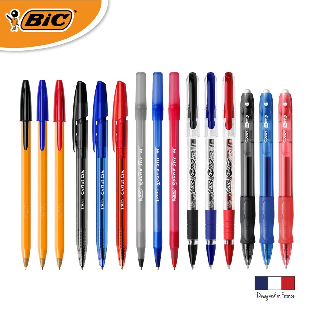 ในสต็อก [Official Store] BIC Big Pen Ballpoint Gel ขนาด 0.5/0.7 mm ...
