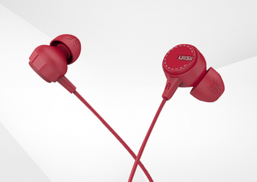 Uiisiii U8 อยากเห็นคุณชุดหูฟังสไตล์เดียวกันสีแดงอินเอียร์สากล Apple ...