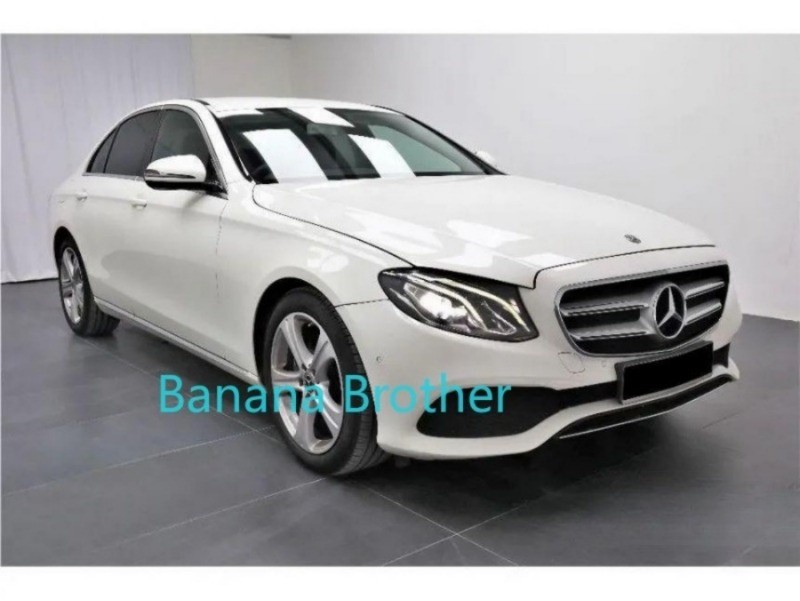 Mercedes Benz W213 E-Class เปลือกด้านหลังสีดํา 16 -19 E200 E300L LOW SPE โคมไฟไฟหน้ากลับเปลือก ...