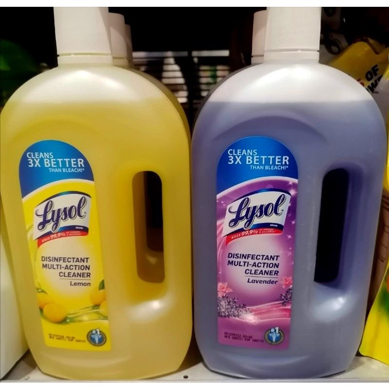 ในสต็อก Lysol Lavender Disinfectant Multi-action Cleaner 900ml | Shopee ...