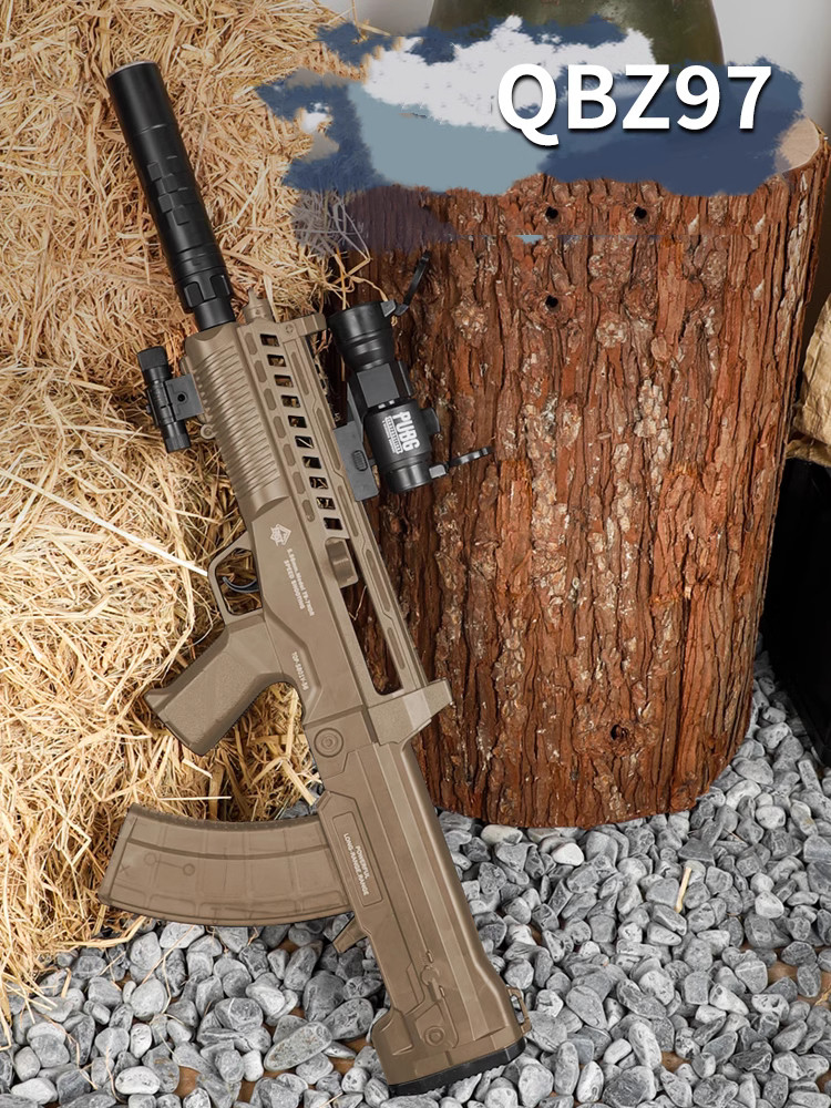 Lehui ไฟฟ้าอัตโนมัติแบบแมนนวล QBZ97 ทำซ้ำปืนกระสุนอ่อน | Shopee Thailand