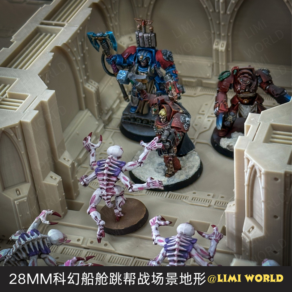 [DND] 28 มม.Modular Sci-Fi Space Capsule หมากฮอสวิ่งกลุ่มฉาก Terrain ...