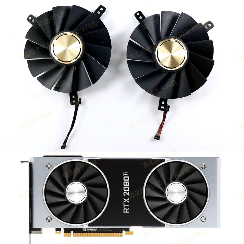 Nvidia รุ่นสาธารณะ TITAN RTX 2080 2080s 2080ti พัดลมระบายความร้อนกราฟิก ...