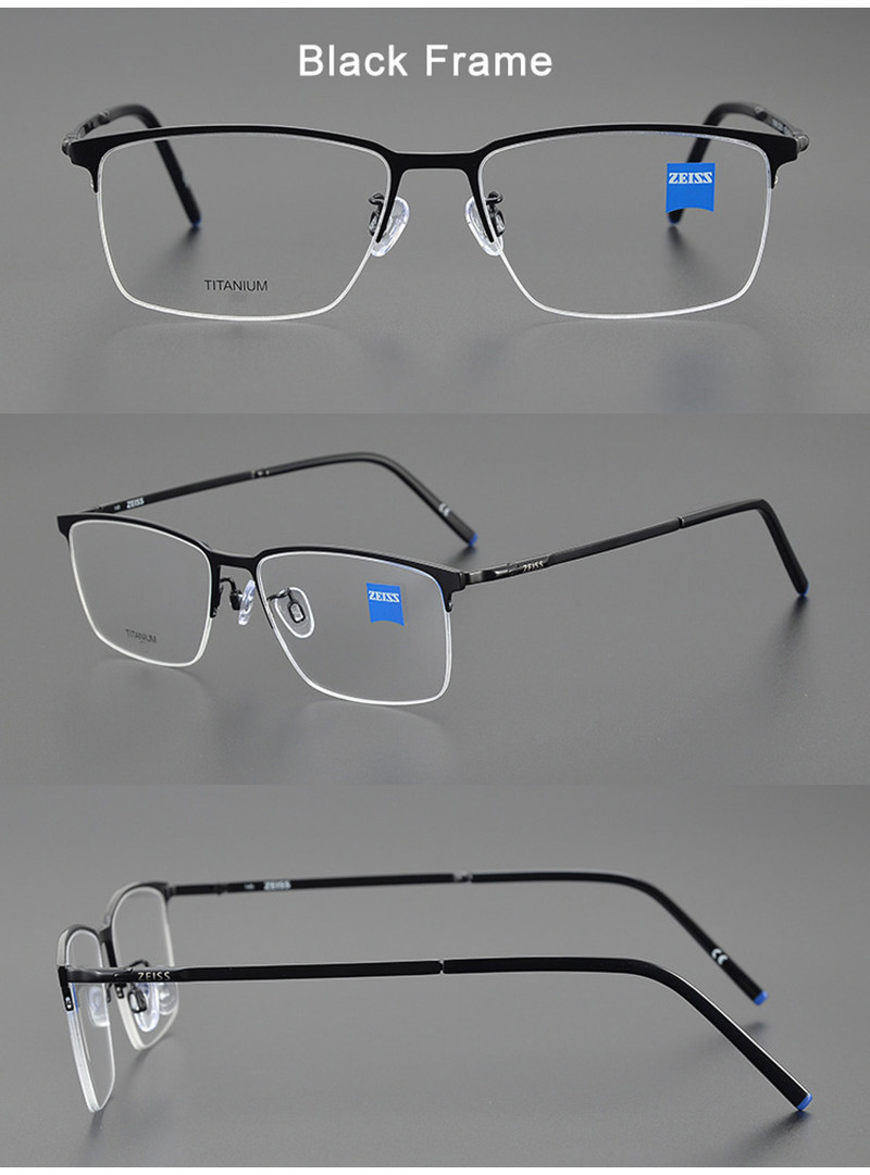 Zeiss Pure Titanium แว่นตา ZS22113 Vogue Half Frame Light-weight ...