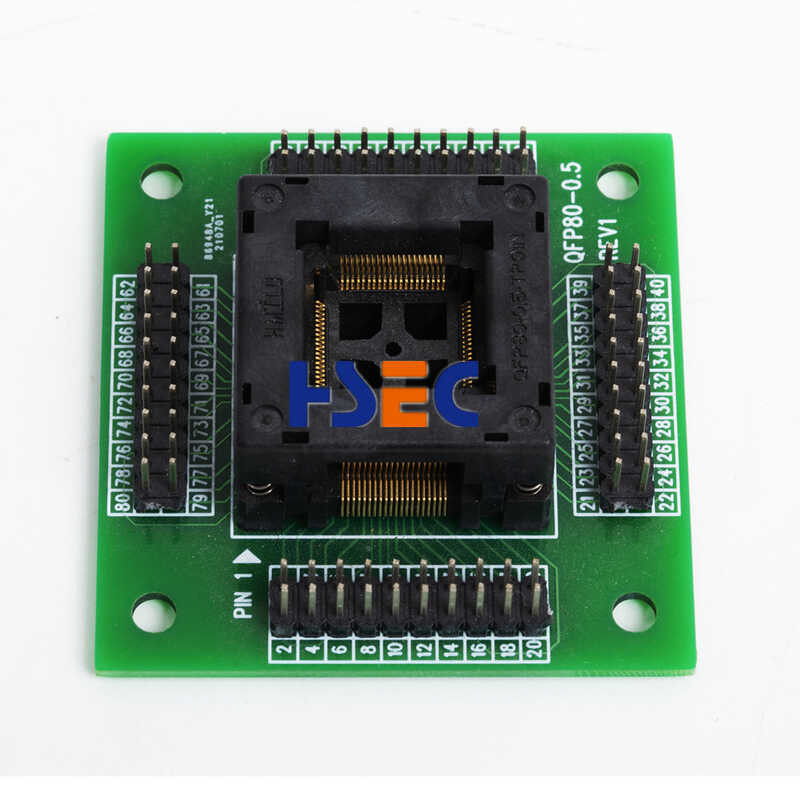 คุณภาพของเล่น Lqfp80 Qfp80 อะแดปเตอร์โปรแกรมเมอร์ Burner | Shopee Thailand