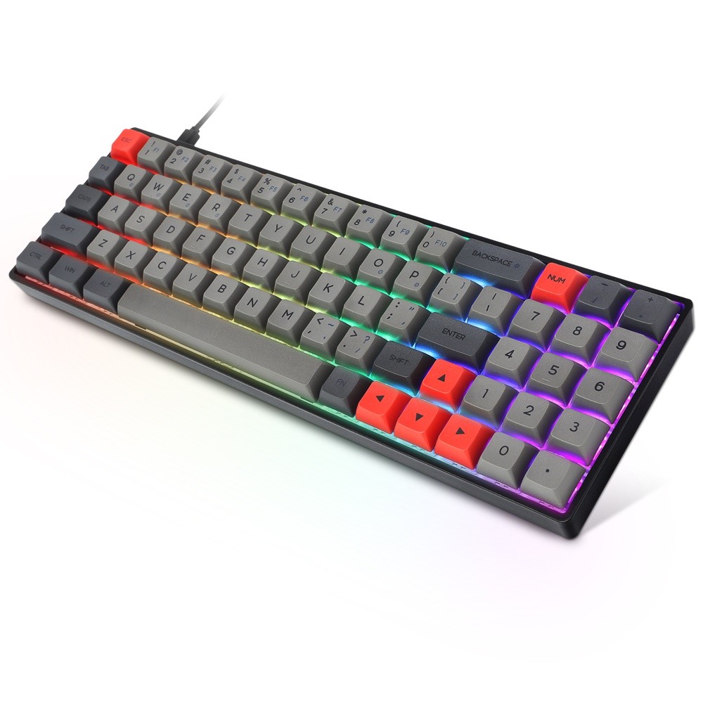 Epomaker SK71S คีย์บอร์ด gaming mechanical keyboard RGB Bluetooth 2 ...