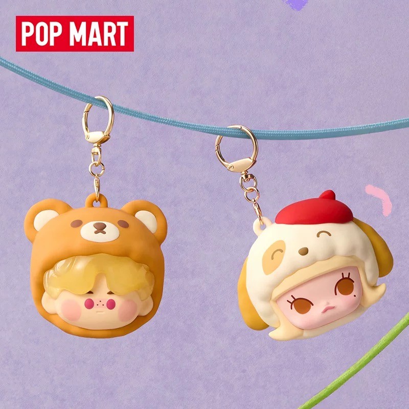 Popmart Pop Mart Bubble Mengzi Pajama Party Series หูฟังแพ็คกล่องตาบอด ...