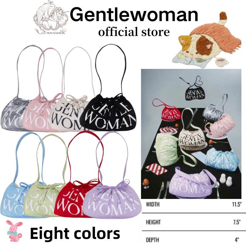 พร้อมส่ง!!Gentlewoman Dumpling Bag Tote Bag drawstring bag Crossbody ...